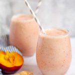 Ginger Peach Smoothie with Yogurt - Cozy Peach Kitchen