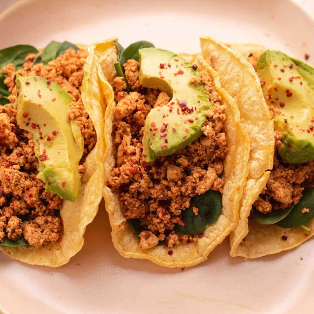 Tofu Chorizo Crumbles - Cozy Peach Kitchen