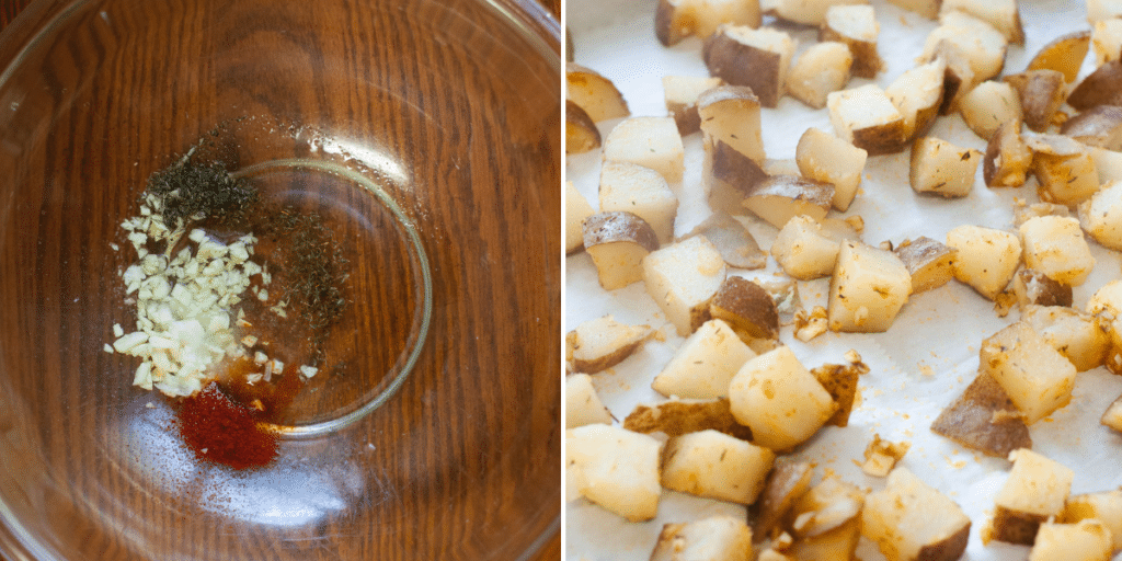 Parboiled Roasted Potatoes - Cozy Peach Kitchen