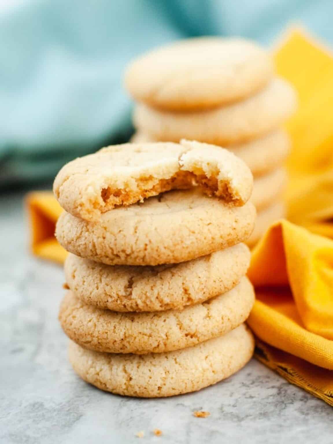 Vegan Vanilla Wafer Cookies - Cozy Peach Kitchen