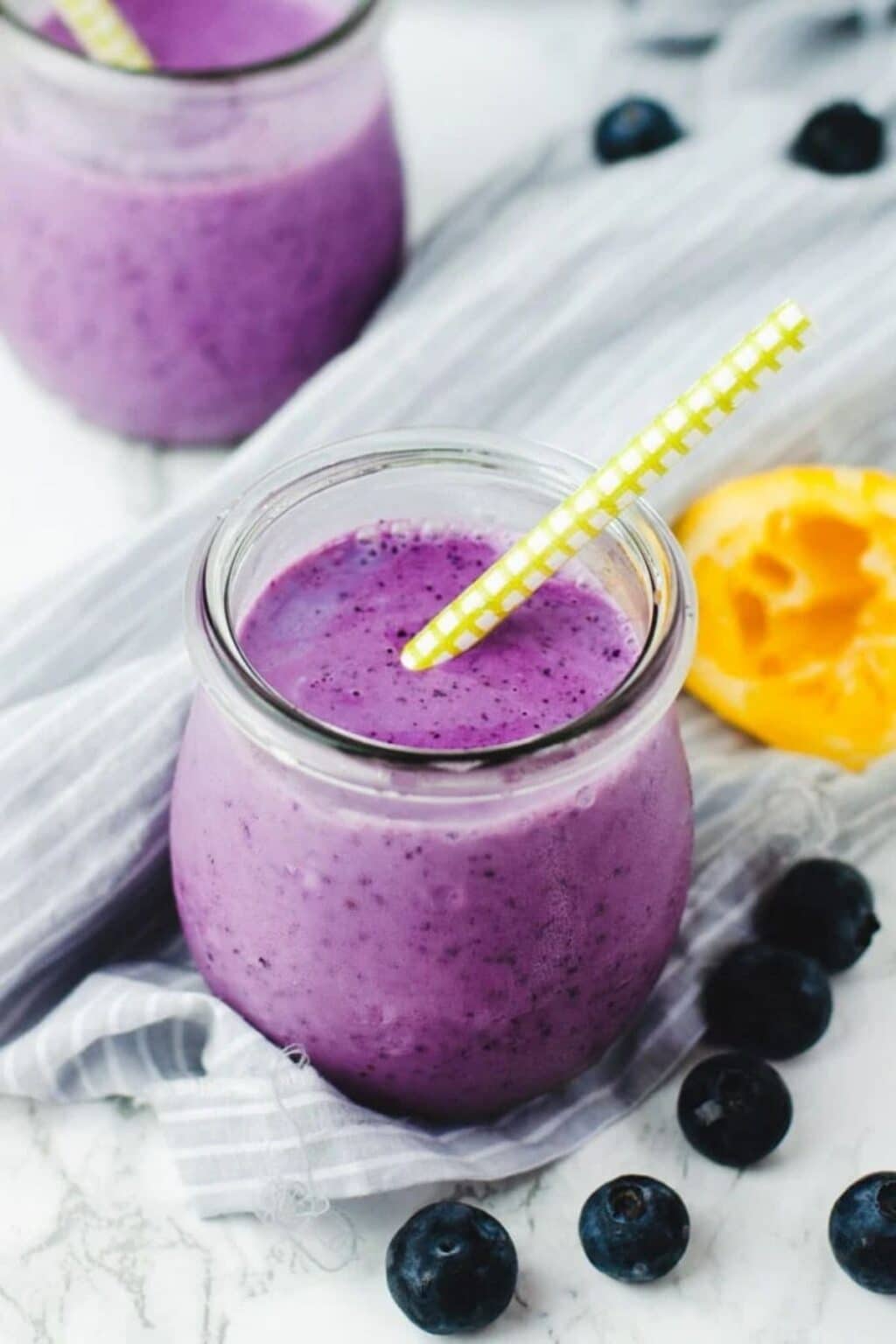Lemon Blueberry Smoothie - Cozy Peach Kitchen