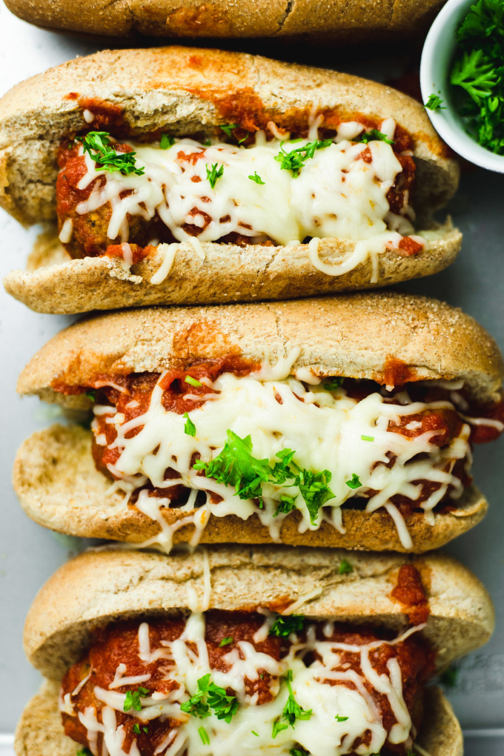Vegetarian Meatball Subs - Cozy Peach Kitchen