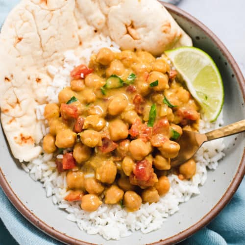 Instant Pot Chickpea Curry - Cozy Peach Kitchen