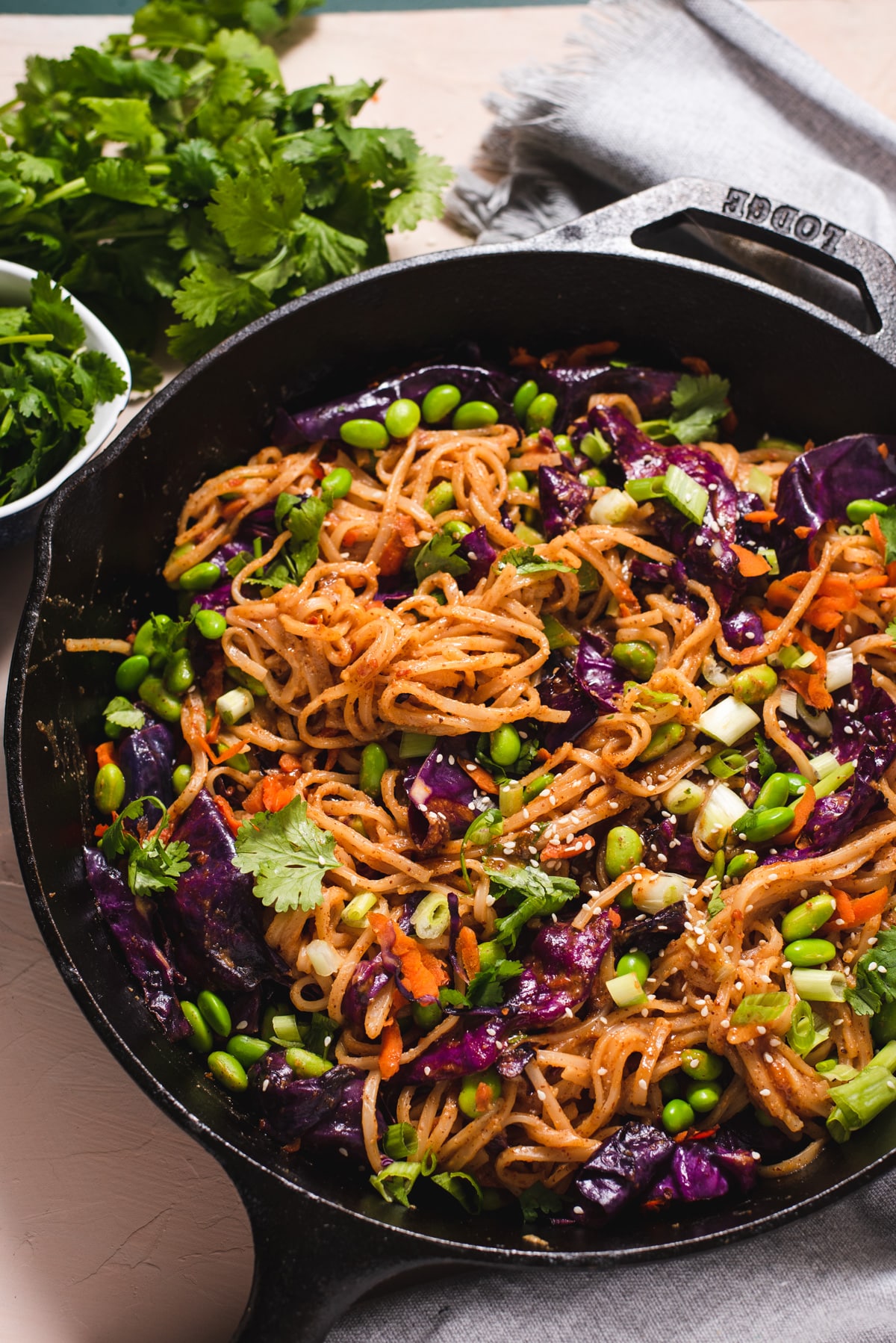 Almond Butter Stir Fry - Cozy Peach Kitchen