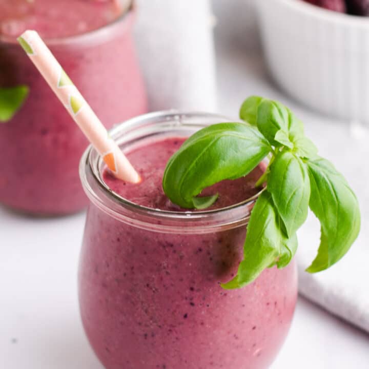 Triple Berry Smoothie - Cozy Peach Kitchen