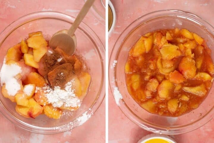 Fresh Peach Crumble Bars - Cozy Peach Kitchen