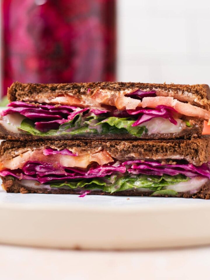 Veggie Subs with Seasoned Tofu - Cozy Peach Kitchen