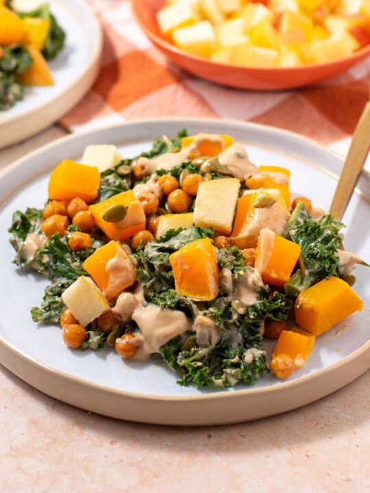Marinated Collard Greens Salad - Cozy Peach Kitchen