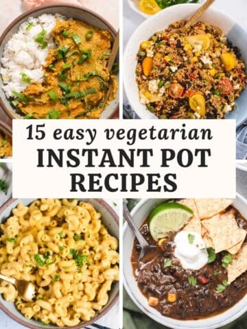 15 Vegetarian Instant Pot Recipes - Cozy Peach Kitchen