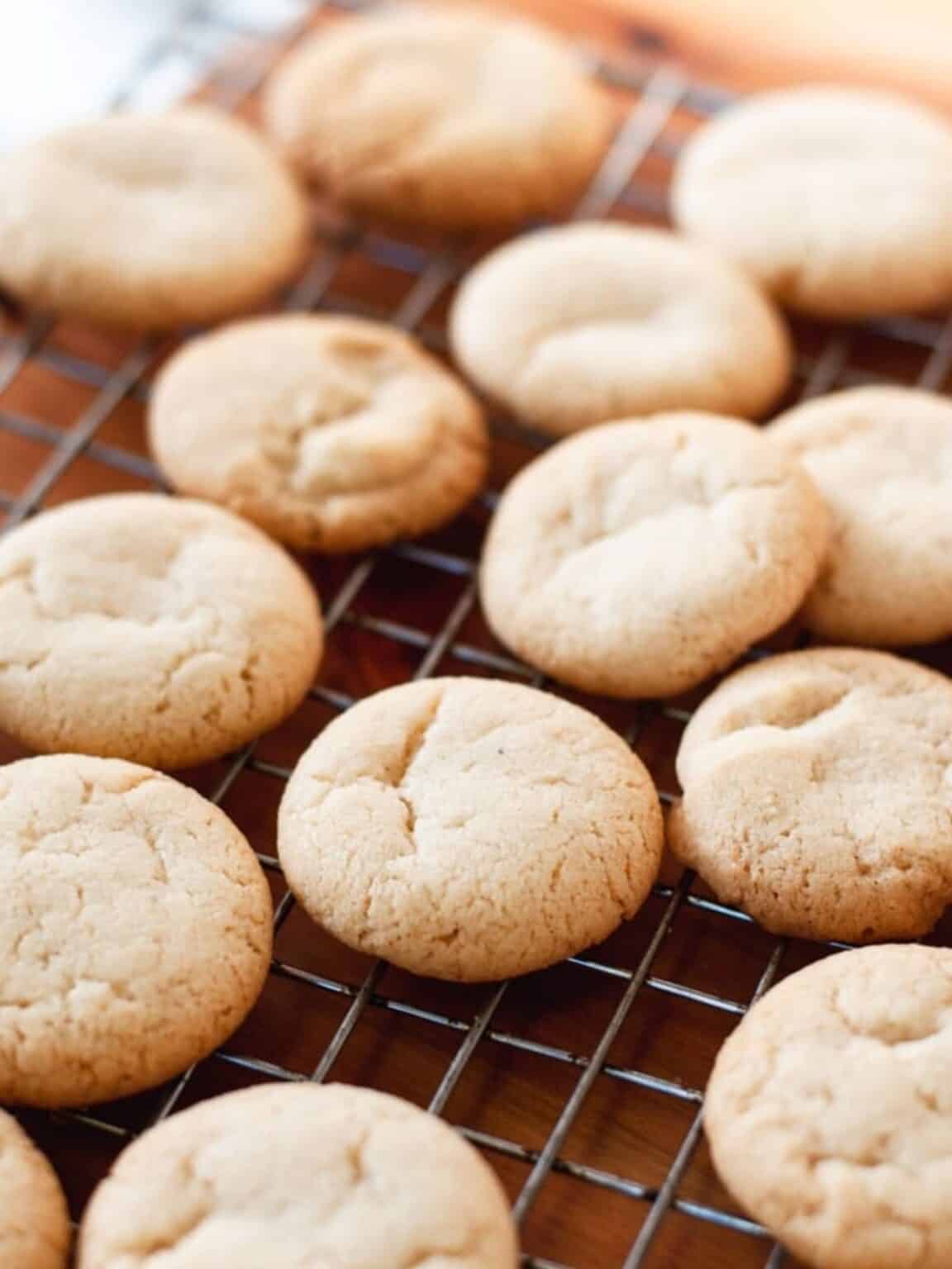 Vegan Vanilla Wafer Cookies - Cozy Peach Kitchen
