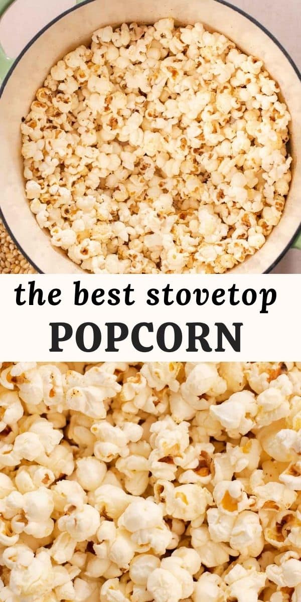 How to Make Perfect Stovetop Popcorn - Cozy Peach Kitchen