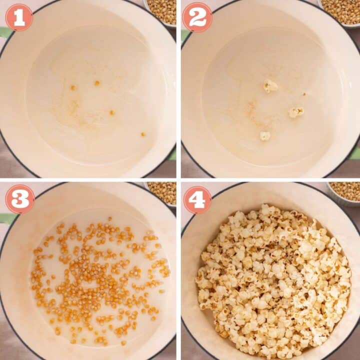 How to Make Perfect Stovetop Popcorn - Cozy Peach Kitchen