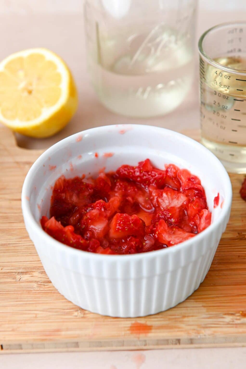 Strawberry Tequila Smash Cocktail - Cozy Peach Kitchen