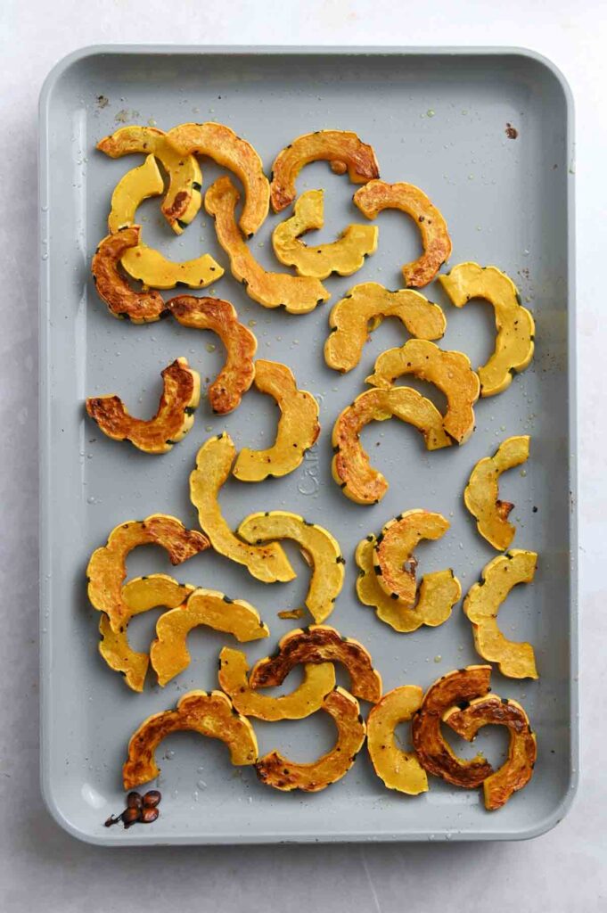 Fall Grain Bowls with Roasted Delicata Squash - Cozy Peach Kitchen