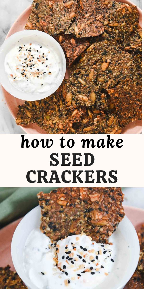 Homemade Seed Crackers - Cozy Peach Kitchen