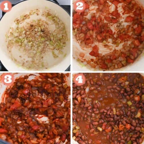 Stewed Red Beans - Cozy Peach Kitchen