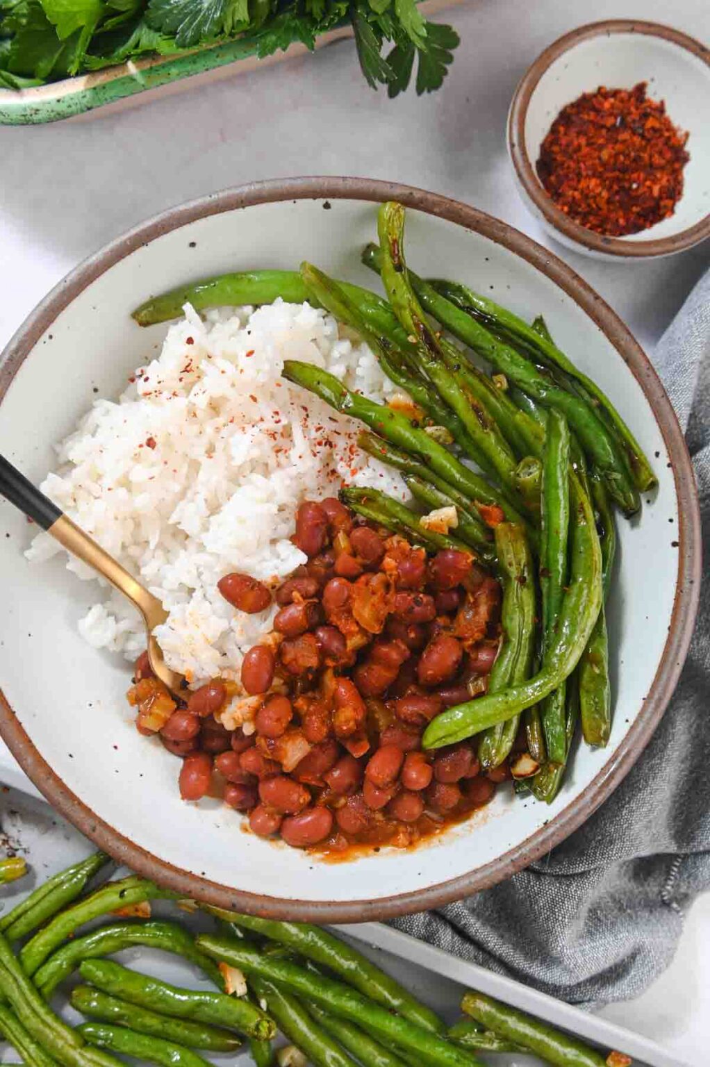 Stewed Red Beans - Cozy Peach Kitchen