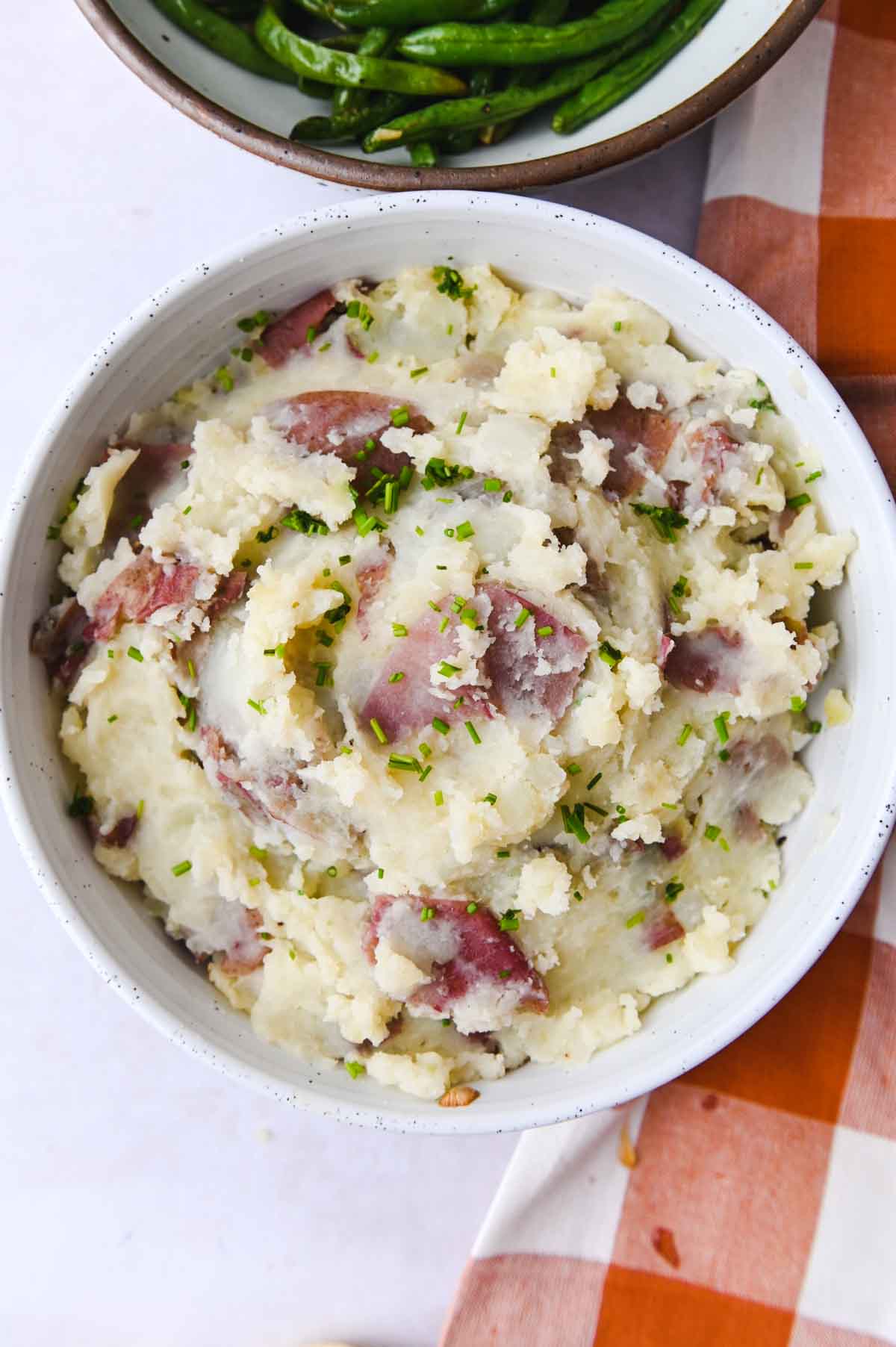 Easy Mashed Red Potatoes - Cozy Peach Kitchen