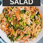 Cold Peanut Noodle Salad Cozy Peach Kitchen
