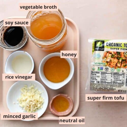 Honey Garlic Tofu - Cozy Peach Kitchen