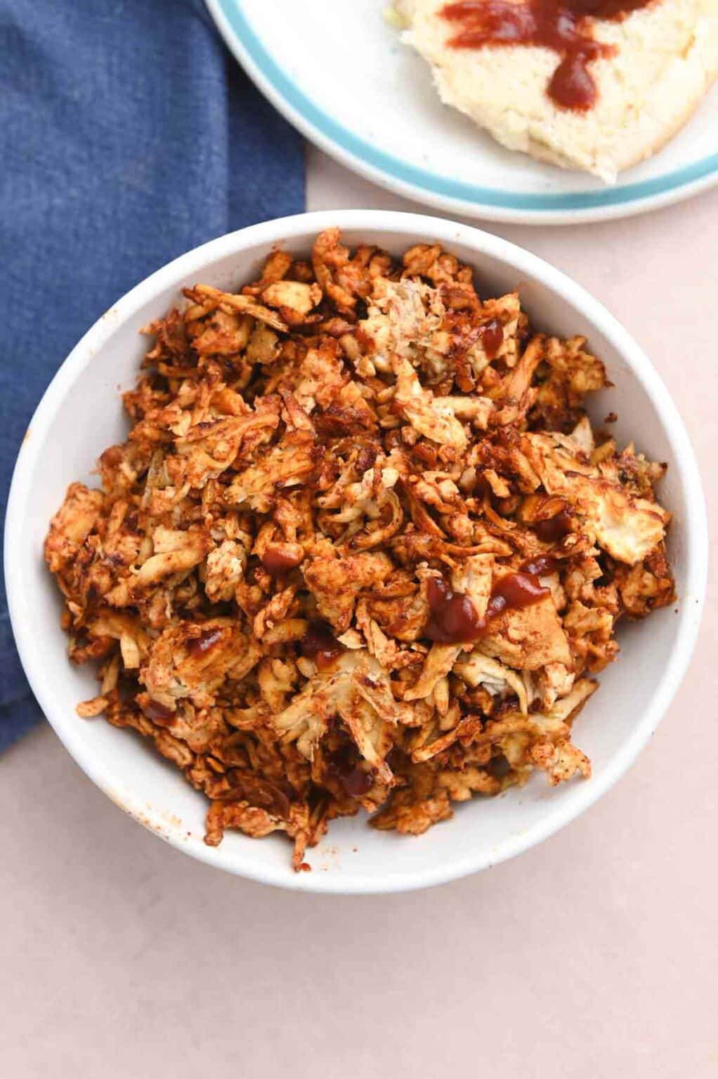 Baked BBQ Shredded Tofu - Cozy Peach Kitchen