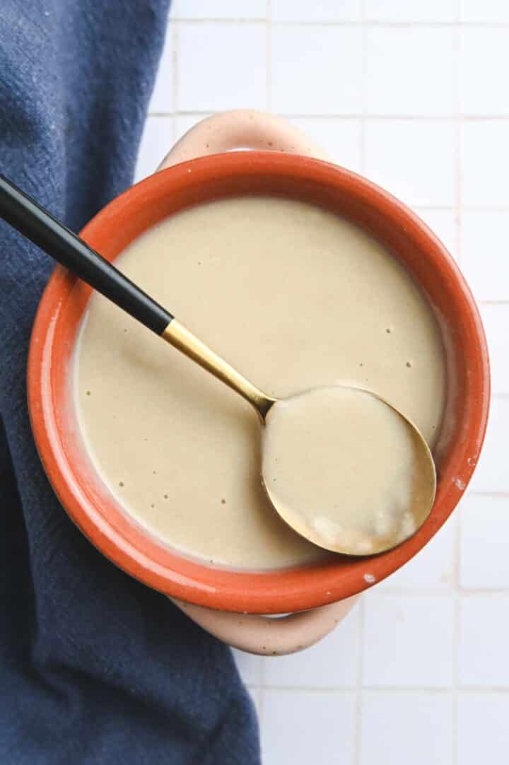 Vegan Bechamel Sauce (White Sauce) - Cozy Peach Kitchen