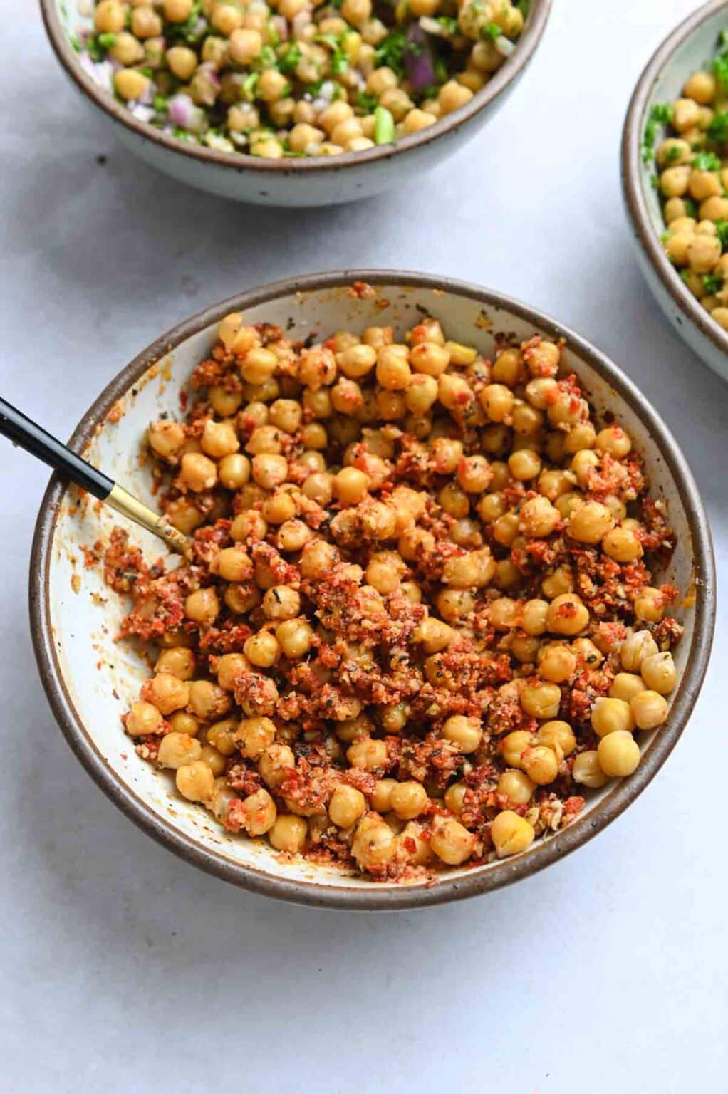 Marinated Chickpeas (3 Different Ways) - Cozy Peach Kitchen