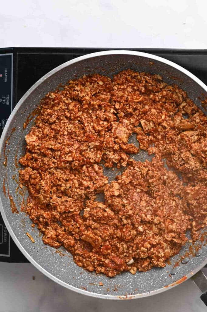 Seasoned Tofu Taco Meat - Cozy Peach Kitchen