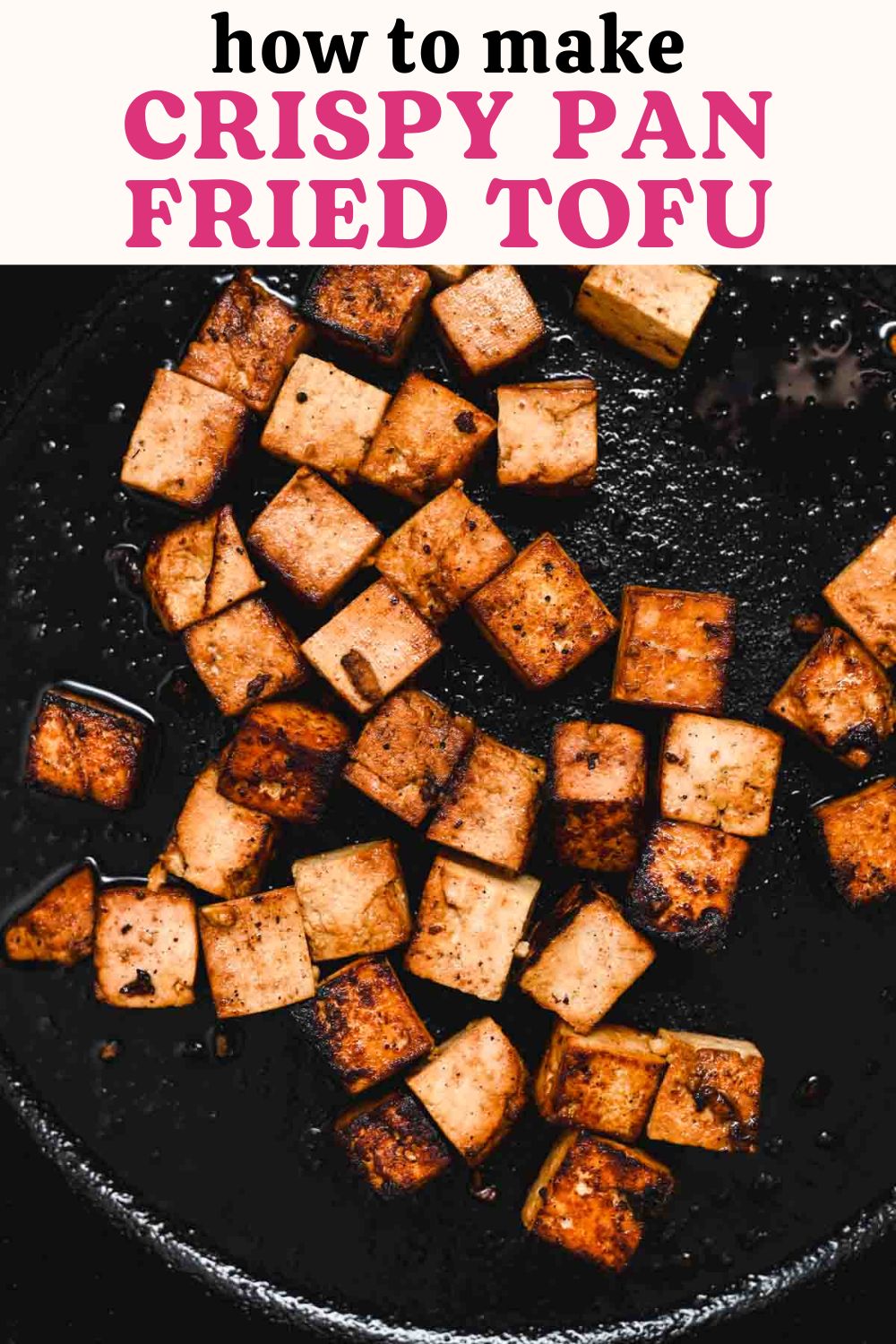 Crispy Pan-Fried Tofu - Cozy Peach Kitchen