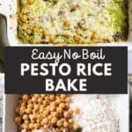 Pesto Rice Bake - Cozy Peach Kitchen