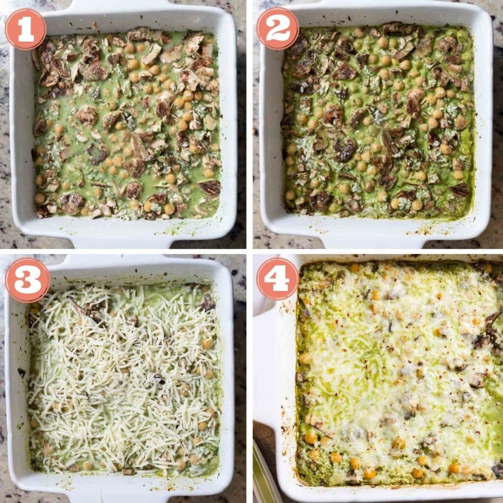 Pesto Rice Bake - Cozy Peach Kitchen