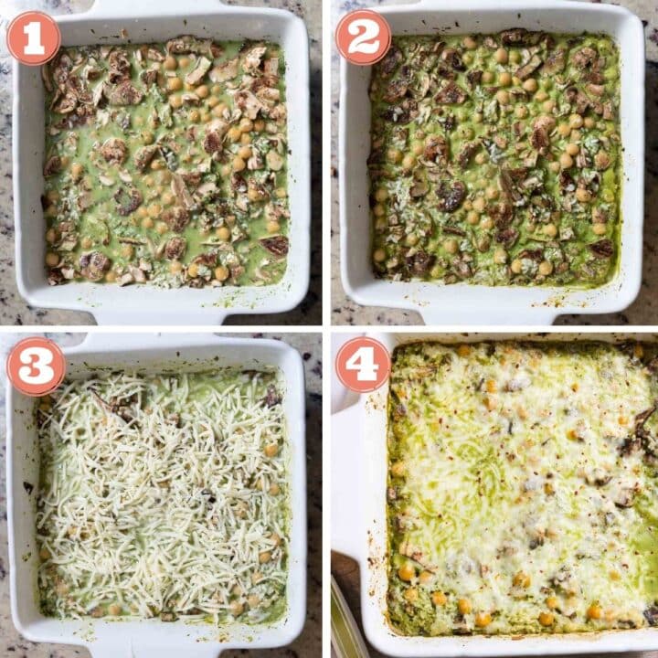 Pesto Rice Bake - Cozy Peach Kitchen