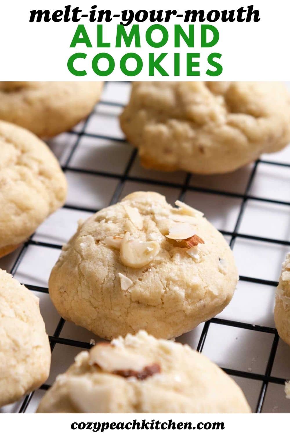 Almond Cookies - Cozy Peach Kitchen