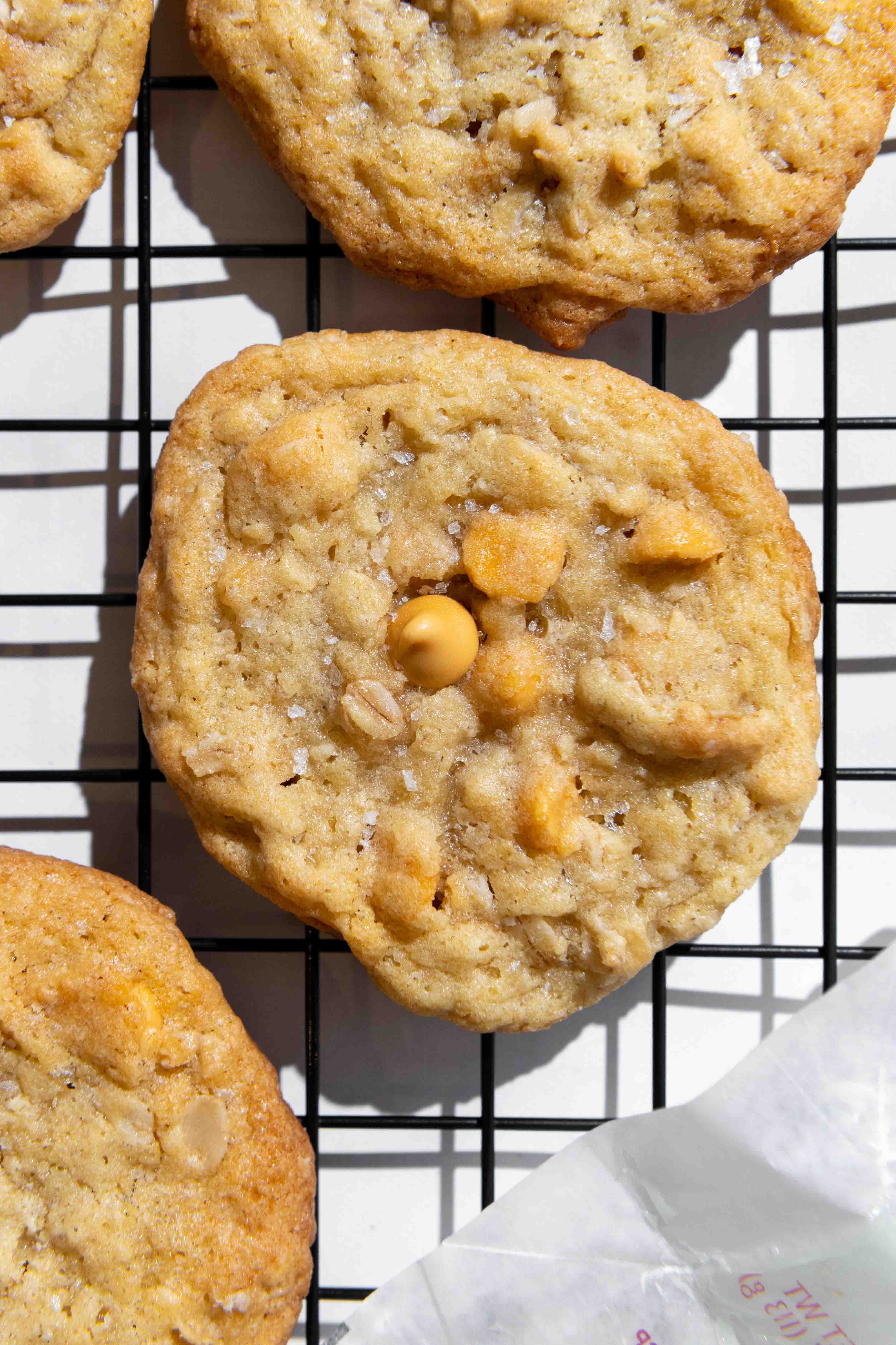 Oatmeal Butterscotch Chip Cookies - Cozy Peach Kitchen