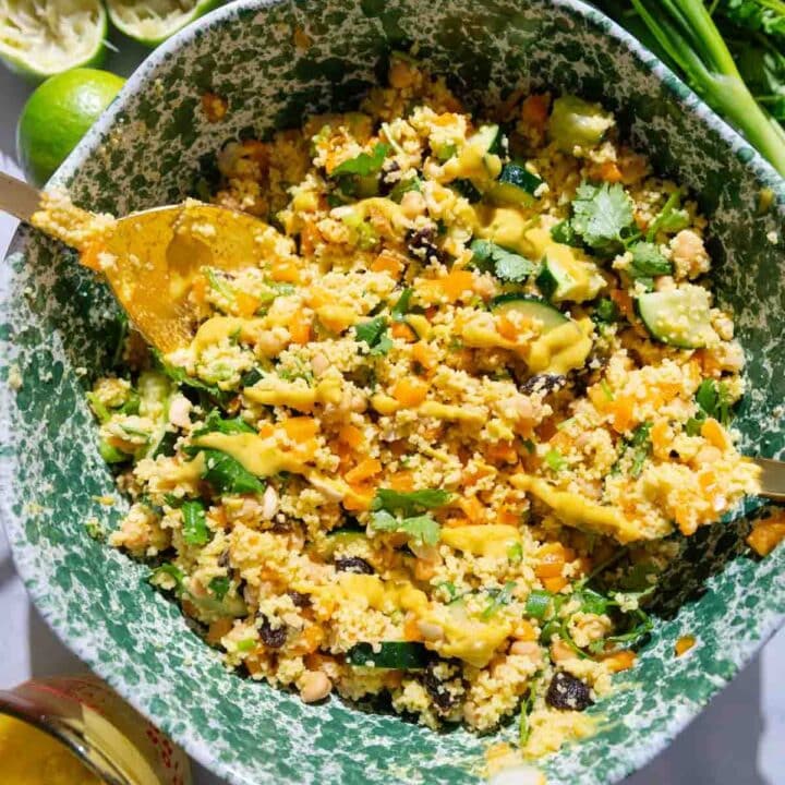 Curry Couscous Salad - Cozy Peach Kitchen