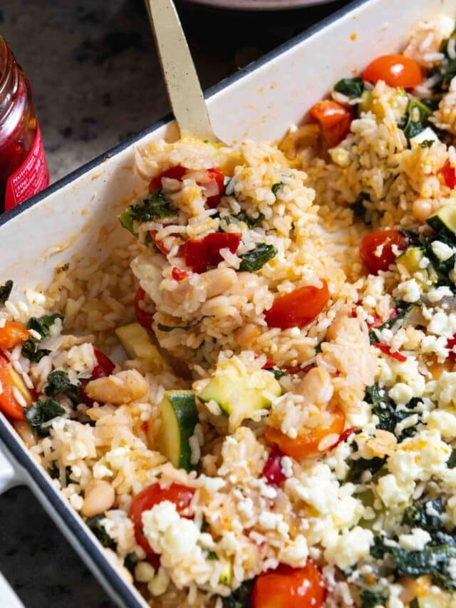 Oven-Baked Rice - Cozy Peach Kitchen