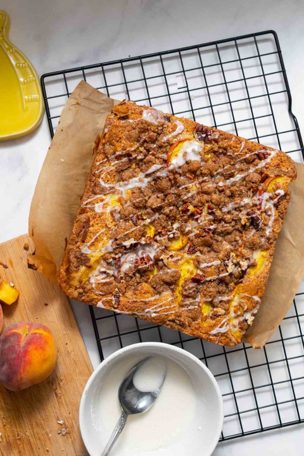 Peach Coffee Cake - Cozy Peach Kitchen