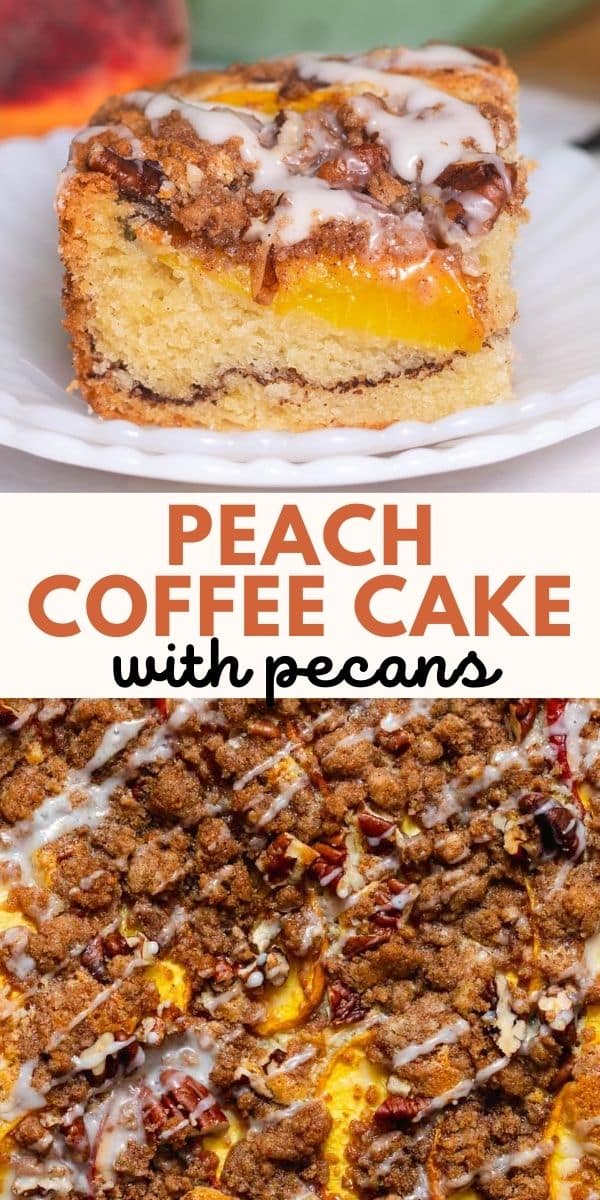 Peach Coffee Cake - Cozy Peach Kitchen