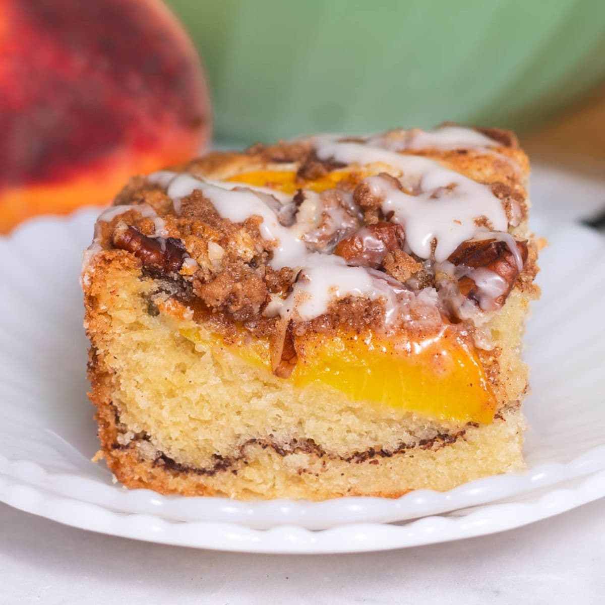 Peach Coffee Cake - Cozy Peach Kitchen