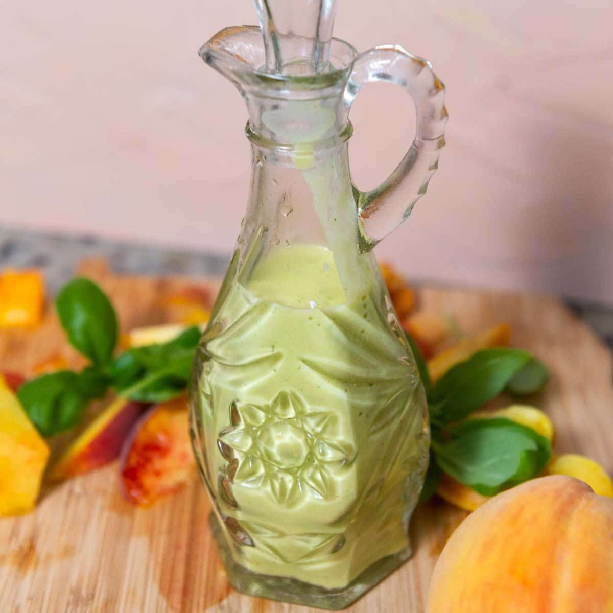 Peach Salad Dressing - Cozy Peach Kitchen