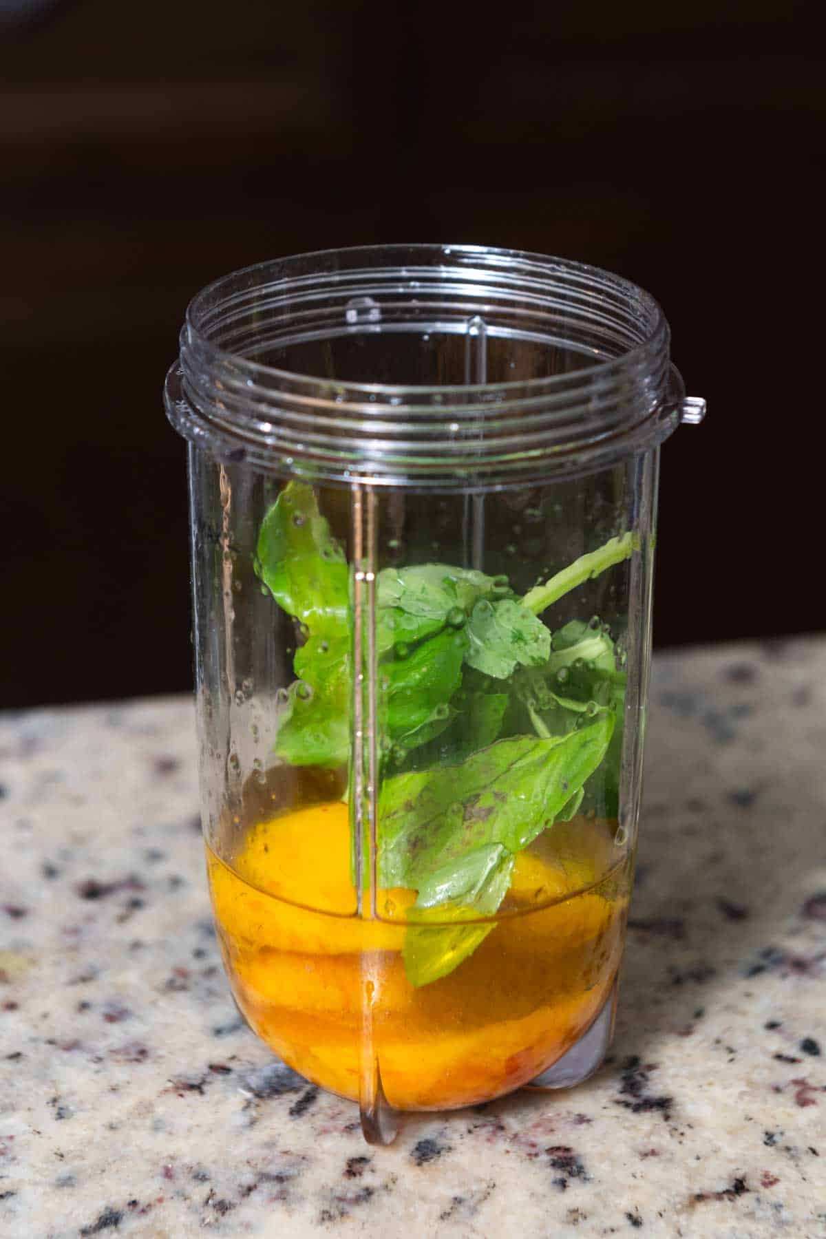 Peach Salad Dressing - Cozy Peach Kitchen