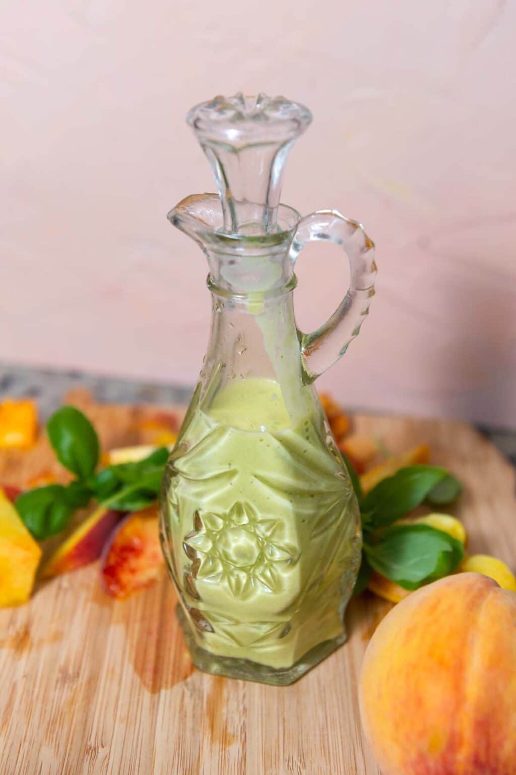 Peach Salad Dressing - Cozy Peach Kitchen