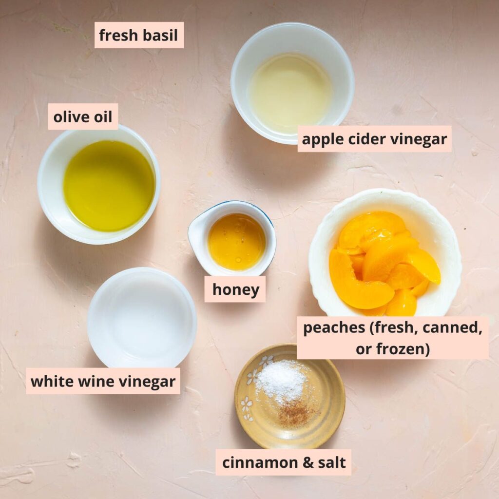Peach Salad Dressing - Cozy Peach Kitchen