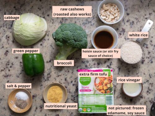 Crispy Tofu Stir Fry - Cozy Peach Kitchen