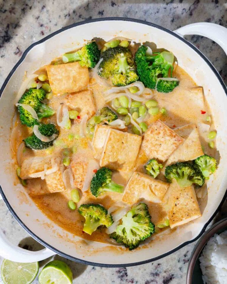 Coconut Braised Tofu - Cozy Peach Kitchen