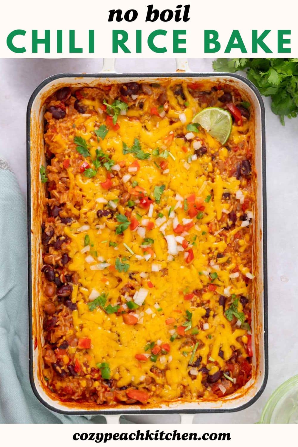 Chili Rice Casserole - Cozy Peach Kitchen