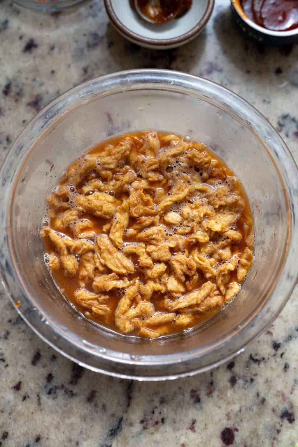 BBQ Soy Curls - Cozy Peach Kitchen